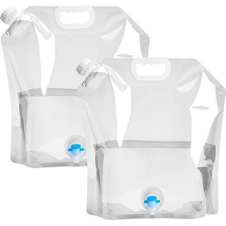 SICED 2 Pieces Water Reservoir Collapsible Water Bag PE Water Container ...
