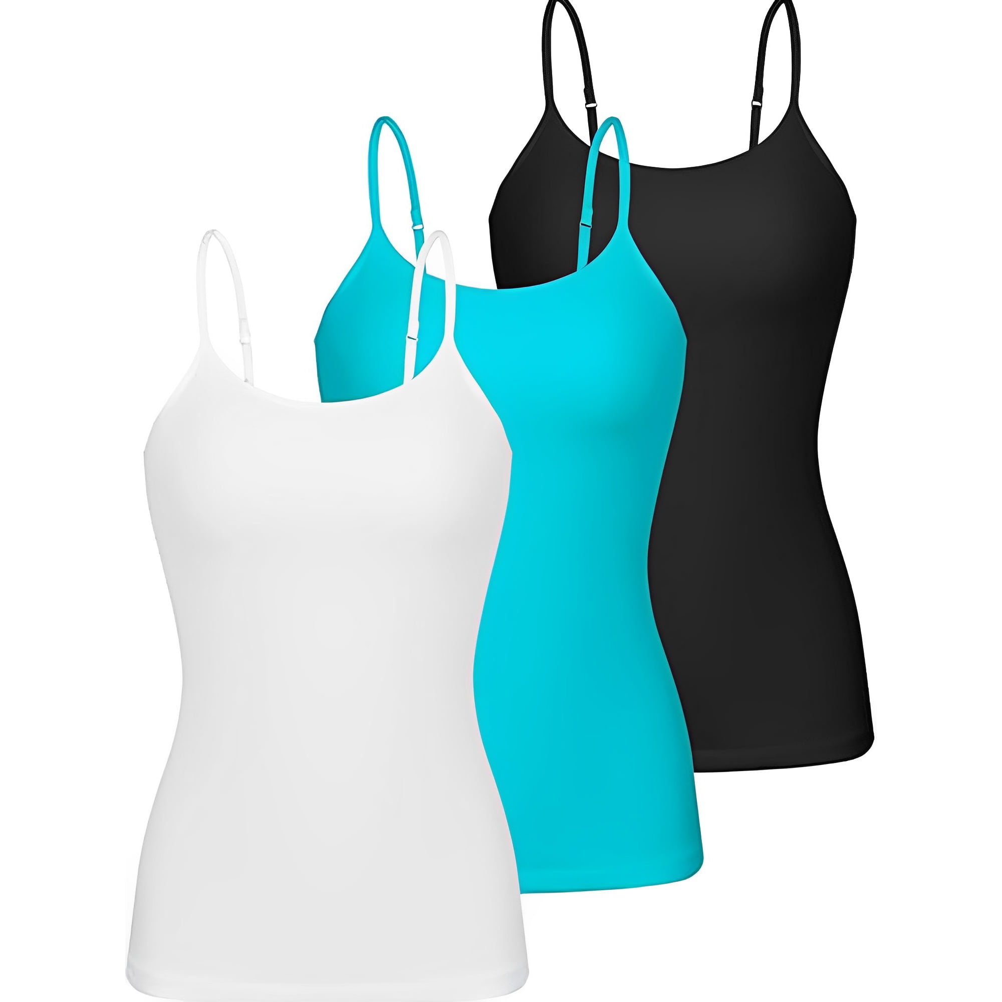 Click here for Charmo Womens 3-Packs Cotton Scoop Neck Tank Tops... prices