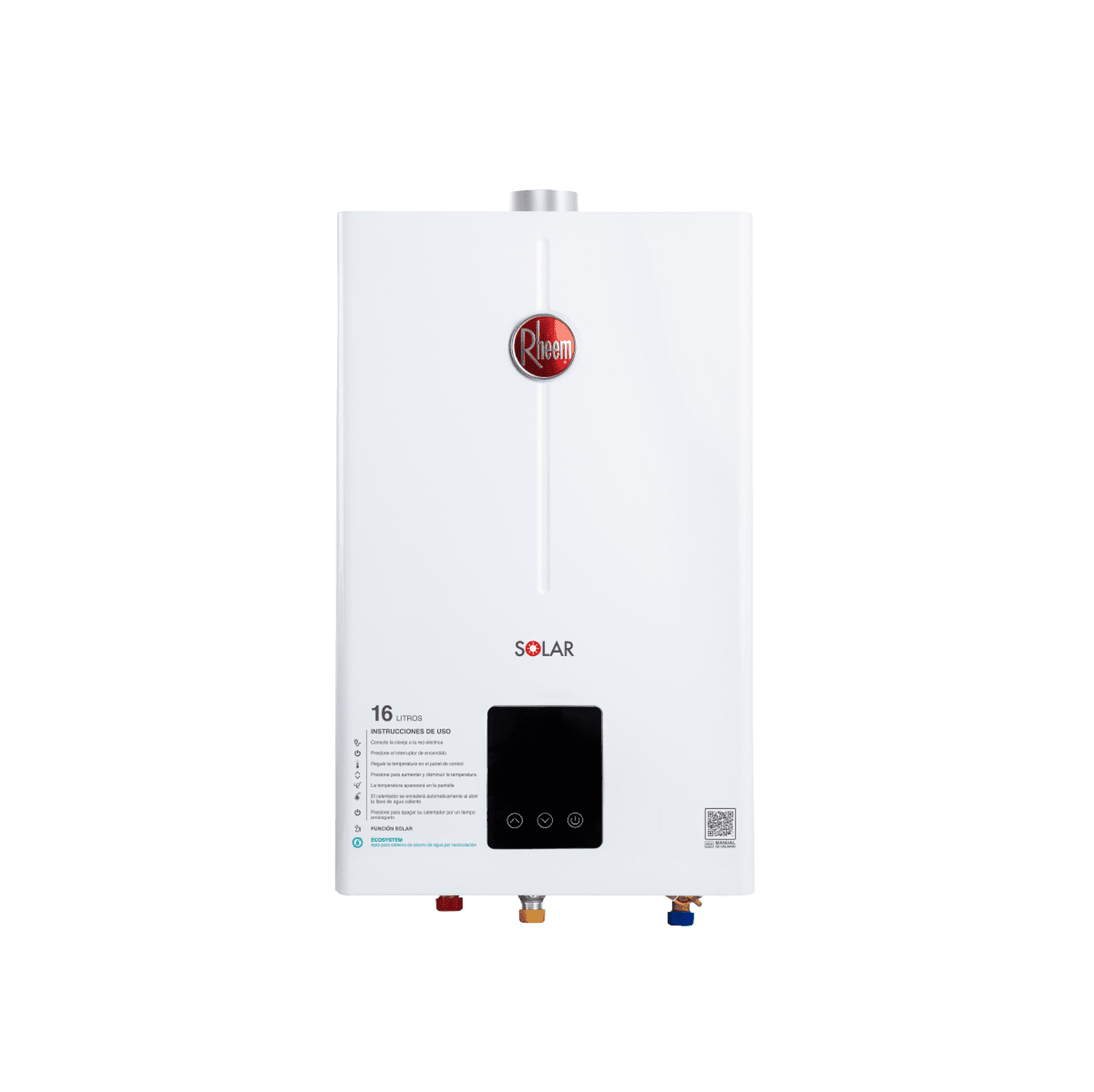 Calentador de agua Rheem instantáneo 16 Litros por Min a gas Natural 3 ...