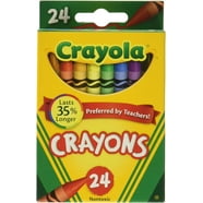Crayola Regular Size Crayons, 8 Colors Per Box, Set Of 24 Boxes ...