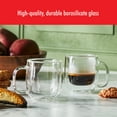 ZWILLING Sorrento Plus 2-pc Double-Wall Glass Espresso Mug Set - Walmart.com