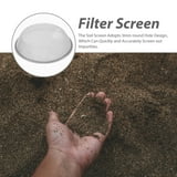 WHAMVOX Rock Garden Sieve Soil Sifter 30cm Round Gardening Soil Sifting ...