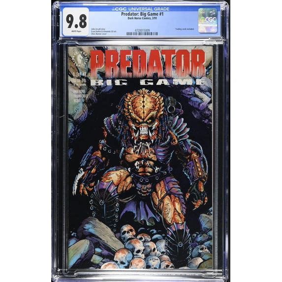Predator: Big Game #1 - CGC 9.8 Comic Book - Walmart.com