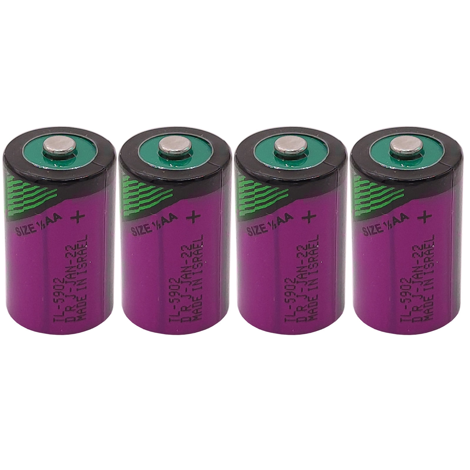 4-Pack Hi-Capacity Batteries for TADIRAN TL-5902 3.6V 1/2 AA ER14250 ...