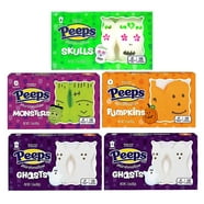 Halloween Peeps Candy Bundle - 4 Pack of Marshmallow Peep's - Perfect ...