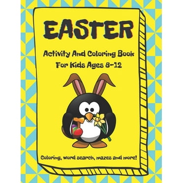 Easter Coloring Book For Toddlers: Preschoolers Fun With Bunnies ...