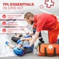 Ever Ready First Aid EMT Trauma Bag: Chest Seals, Bleeding Kit ...