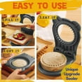 Sandwich Cutter And Sealer 2-in-1 Round Sandwich Maker for School Lunch ...