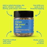 McCormick Mediterranean Topping Seasoning 2.7 oz Jar for Salads Dips ...