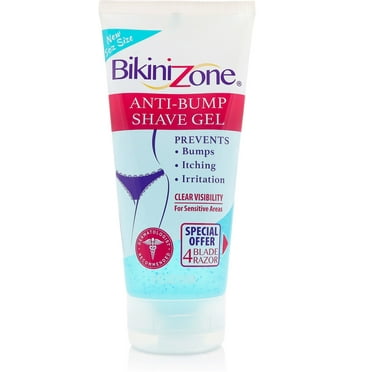 Bikini Zone Anti-Bumps Shave Gel for Bikini Area 4 Fl. Oz. - Walmart.com
