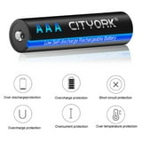 CITYORK 16 Pack 1.2V AAA Batteries Premium Rechargeable Batteries, High ...