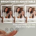 Vanity Mirror with Lights - 15"x12.6" LED Lighted Makeup Mirror, Large ...