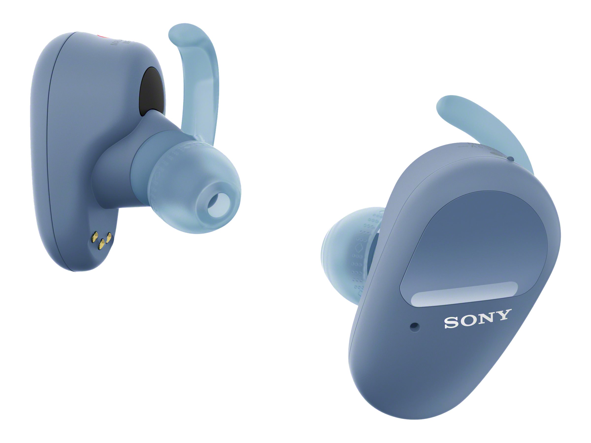 Sony Bluetooth True Wireless Headphones with Charging Case, Blue, WF ...