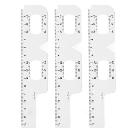 Pupil Ruler, Bridge Design Accurate Millimeters 2 In 1 Eye Distance ...