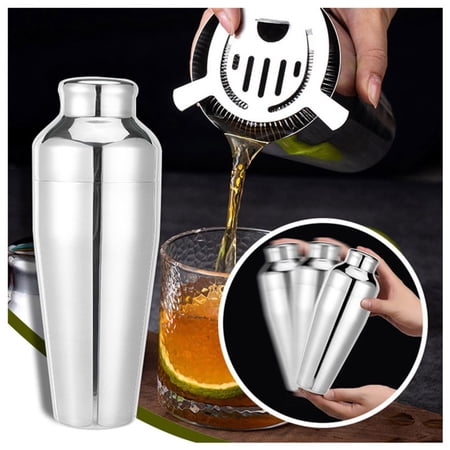 Cocktail Shaker 24 Oz Shaker Bar Shaker With Built In Strainer For ...