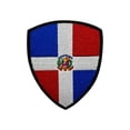 YANDE - 1PC Dominican Republic National Flag Patches, Embroidered ...