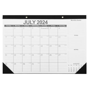 KBODIU Loop Calendar Table Ornament Good Appearance Level Calendar ...