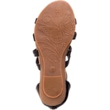 Girl's Flower Zipper Back Wedge Sandal - Walmart.com