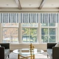 Boho Pattern on Retro Stripe Valances for Windows Geometric Line on ...