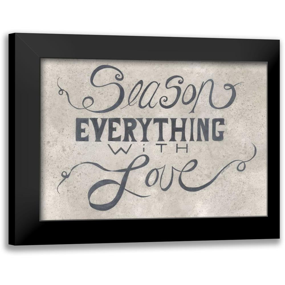 Shamp, Cindy 24x18 Black Modern Framed Museum Art Print Titled - Season ...