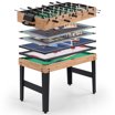 KICK Decagon 55″ 10-in-1 Multi-Game Table (Brown) - Combo Game Table ...