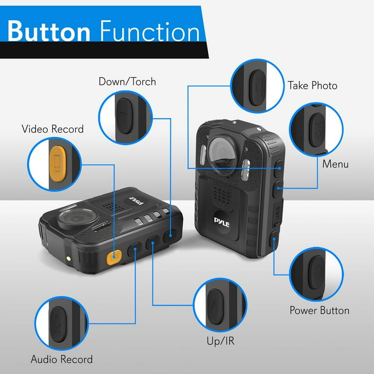 Wearable Surveillance Camera With Audio
