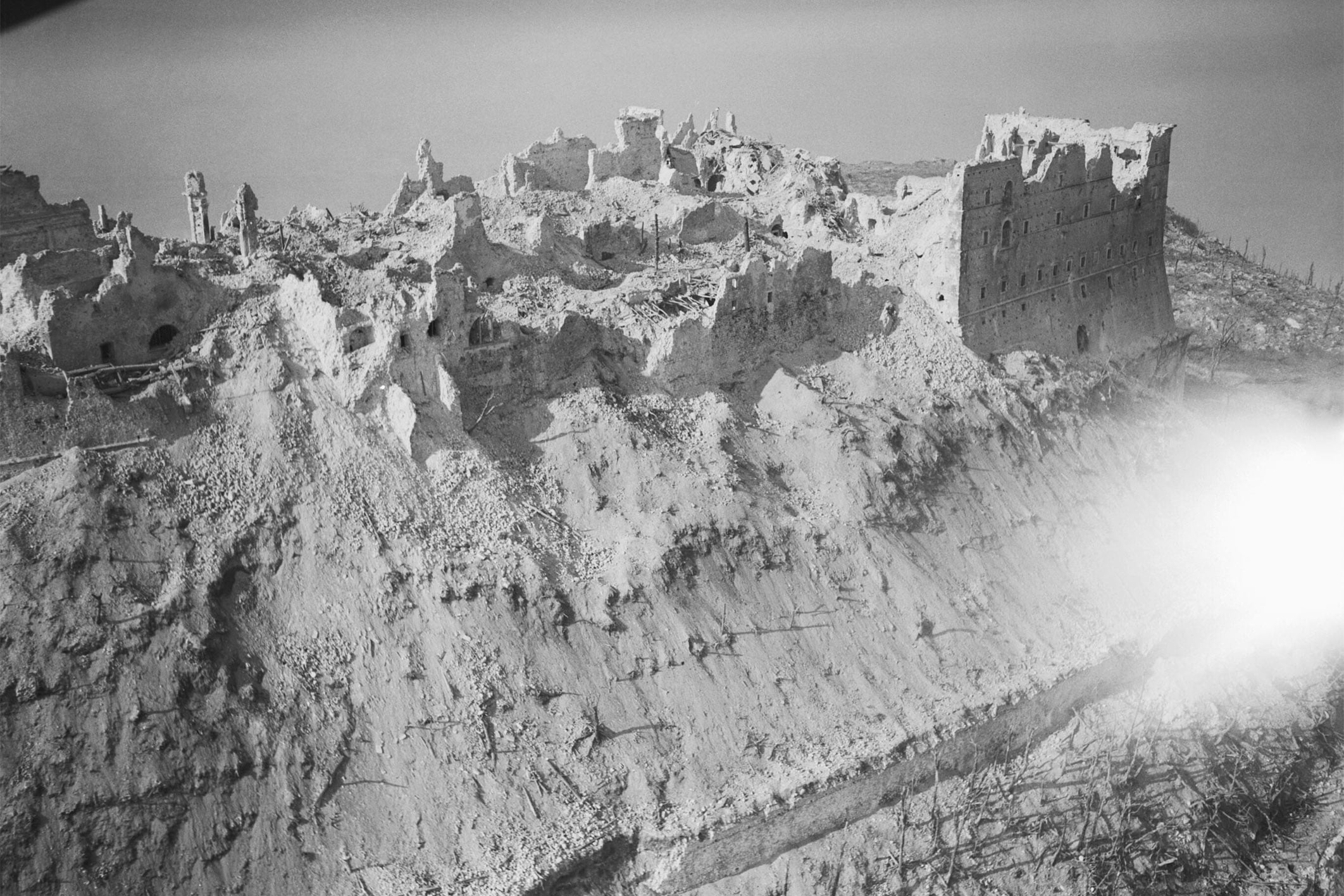 24x36 gallery poster, Ruins of the Benedictine monastery, during the ...