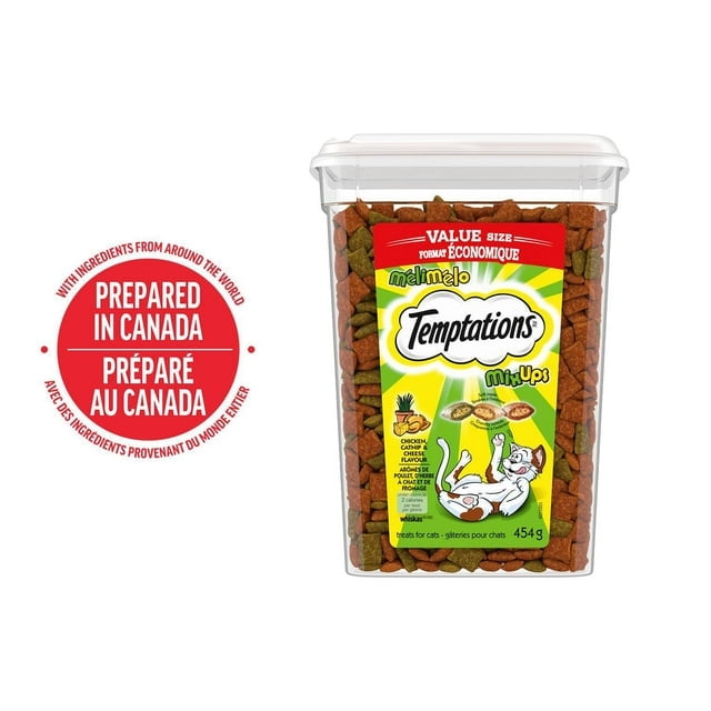 Click here for Temptations Mixups Chicken  Catnip & Cheddar Flavo... prices