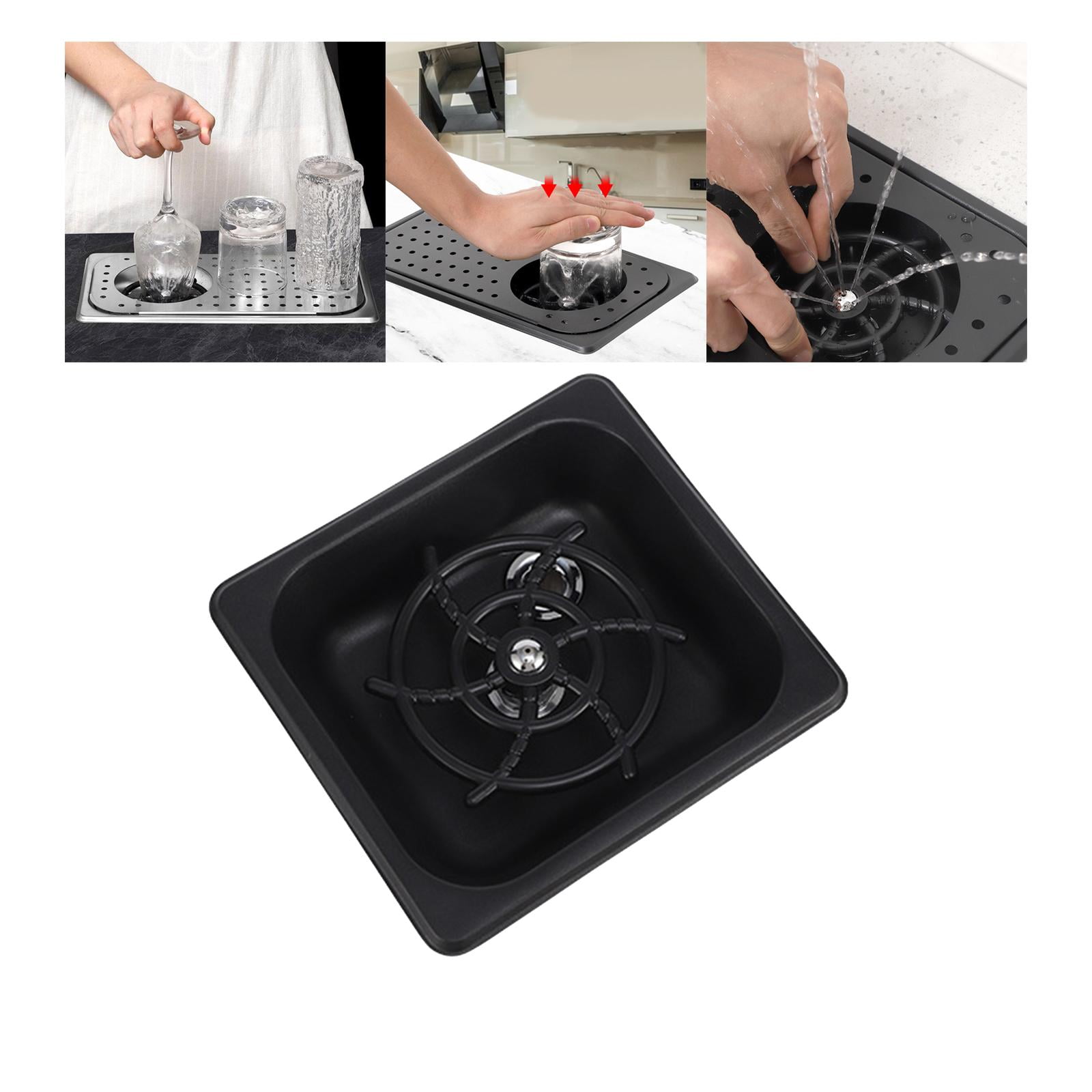 Stainless Steel Automatic Cup Rinser Quick Cleaning High Pressure Cup ...