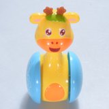 Cartoon Giraffe Tumbler Doll Roly-poly Toys Cute Rattles Ring Bell ...