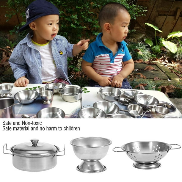 Baby kitchen set steel store
