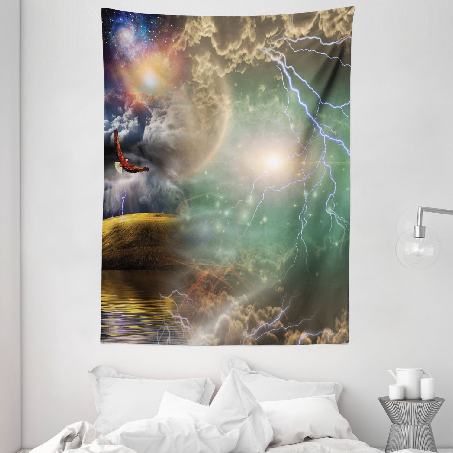 Fantasy Tapestry, Different Sky Celestial Events with an Eagle ...
