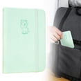 1 Pc Leather Pocket Notebook 4.33"x2.95", Small Horizontal Journal with ...