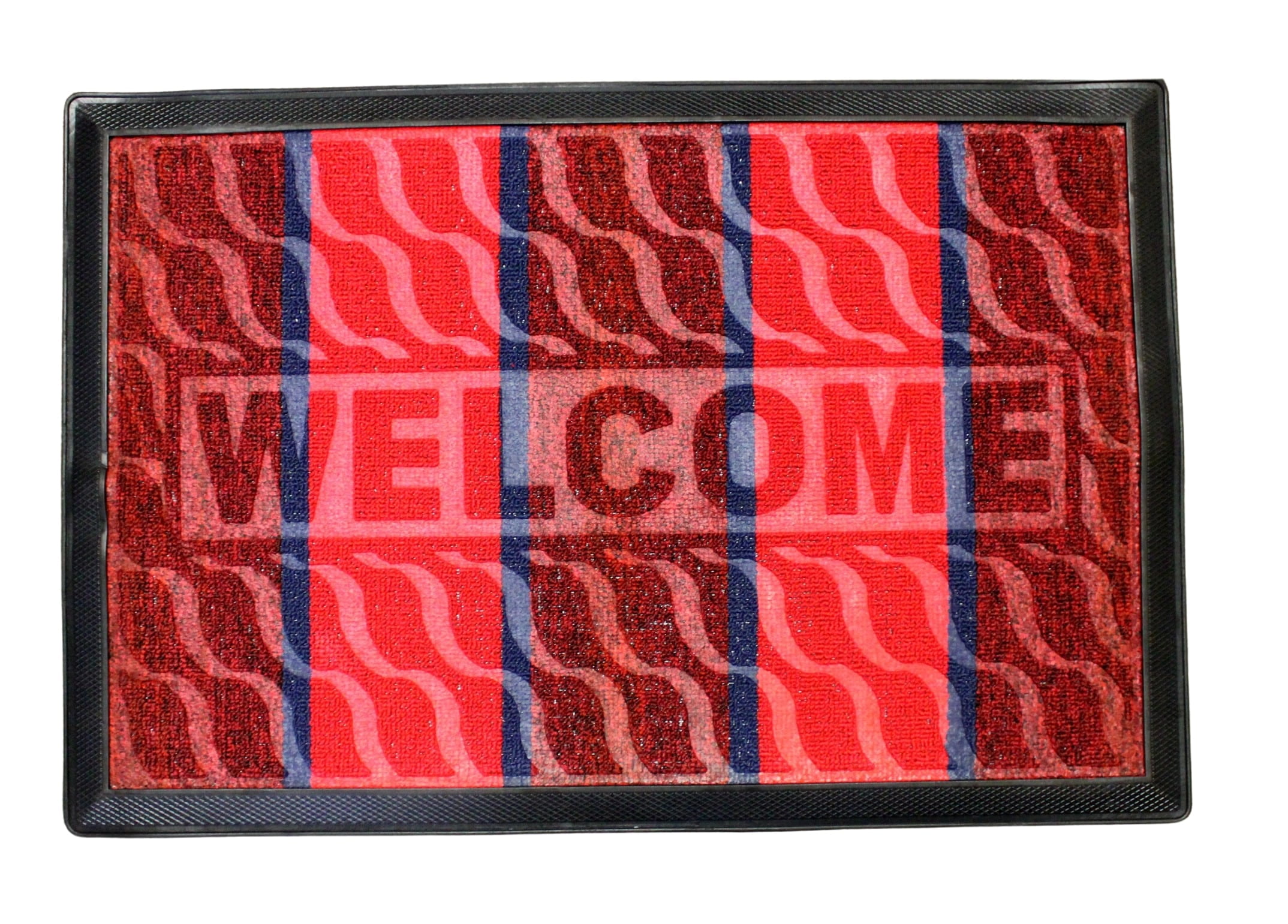 Anti Slip 3D Rubber Backing Indoor Outdoor Rubber Embossed Doormats ...