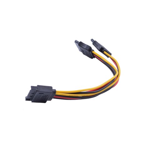 SHARKDOOK SATA male to dual SATA female power cord 15P male to 2 15P ...