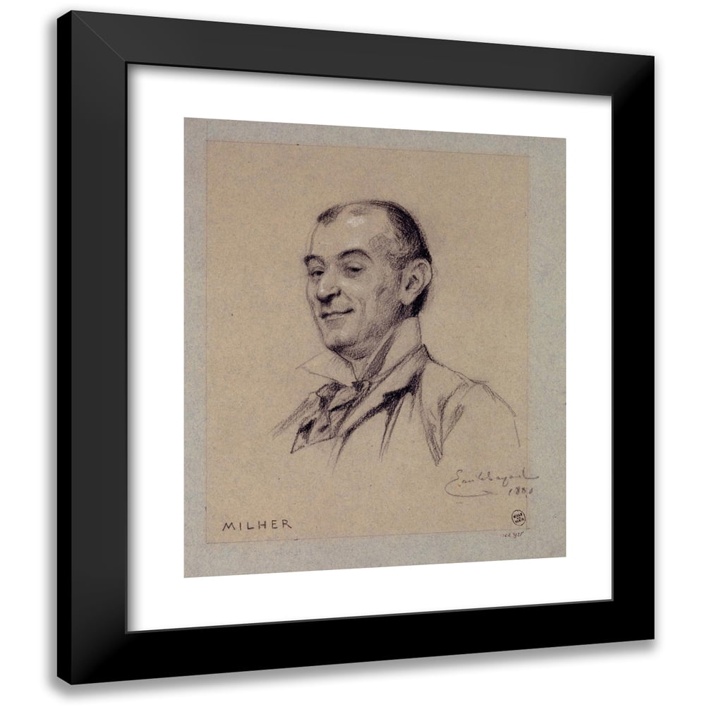 Émile-Antoine Bayard 20x24 Black Modern Framed Museum Art Print Titled ...