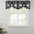 Blue Neon Coastal Tie Up Valance Curtains Seashell Starfish Summer ...
