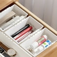 PpgejGEK Expandable Storage Box Drawer Organizer Cosmetic Divider Box ...