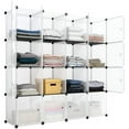 16-Cube Storage Organizer, Eco-Friendly Closted Cube Storage Shelf ...