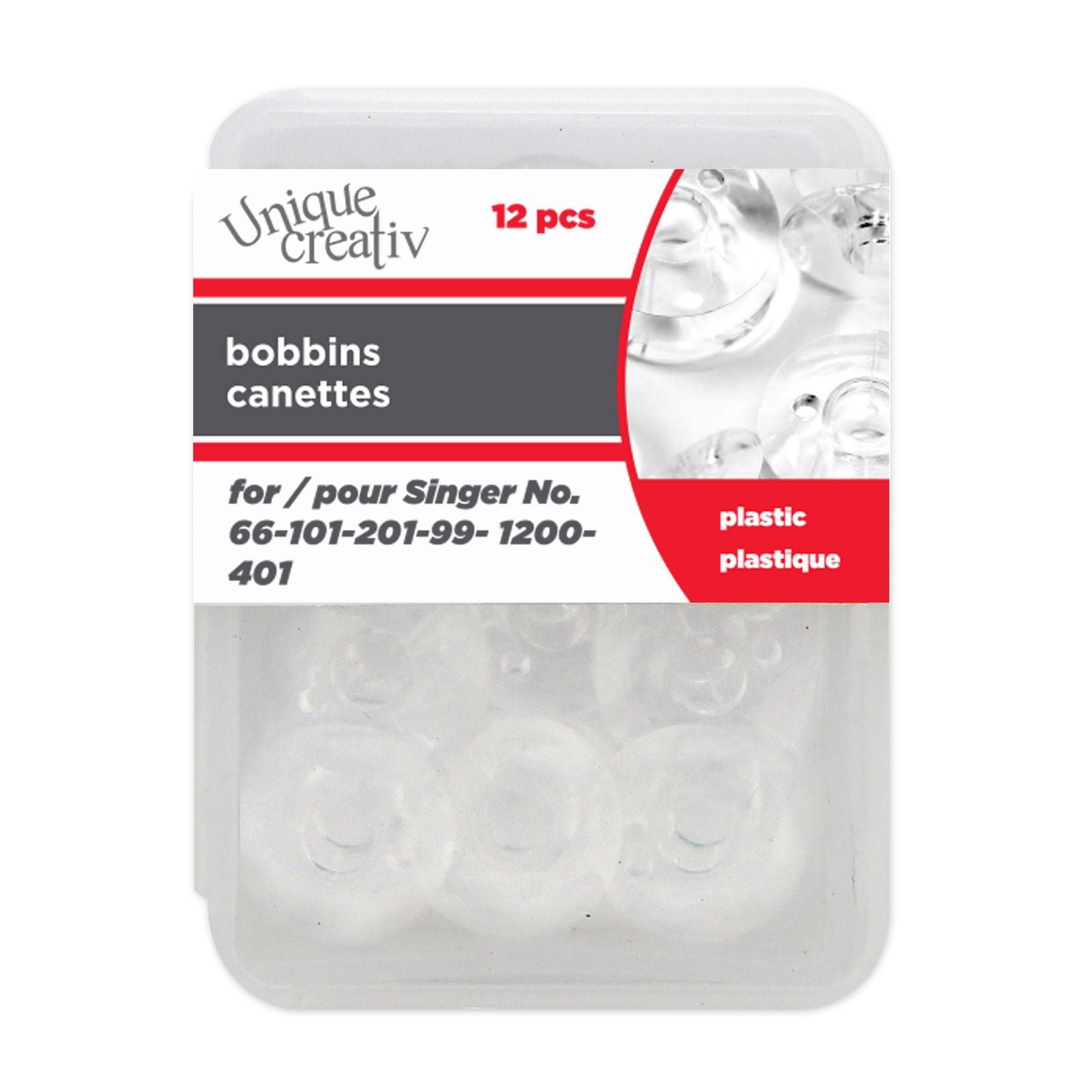 Click here for Unique Creativ Plastic Bobbins In Reusable Box prices