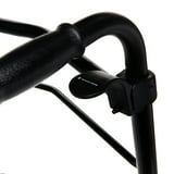 Equate Folding Walker with 5" Wheels, Black, 350 lb Limit HSA/FSA ...