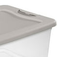 Sterilite 15 Quart Clear Plastic Latching Storage Container Box, (48 ...
