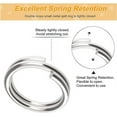 250 Pcs Split Ring, Small Key Rings Bulk Split Keychain Rings Diy Craft ...
