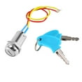 2 Wire Key Ignition Switch Locking Keys Lock For Electric Scooter ATV ...