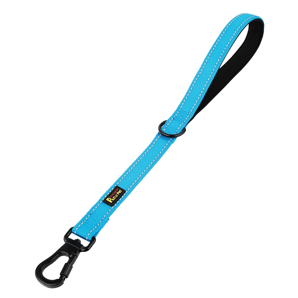 Plutus Pet Short Dog Leash, Reflective Nylon Padded Handle, Strong ...