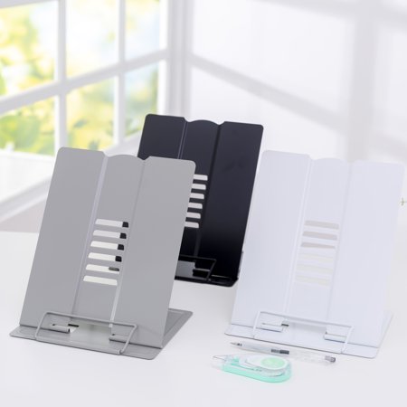 Qianli Foldable Metal Book Stand, Metal Easel Book Stand, Metal Book ...