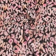 Black Cantaloupe 60" Wide Printed Poly Spandex Lace Power Mesh Fabric ...