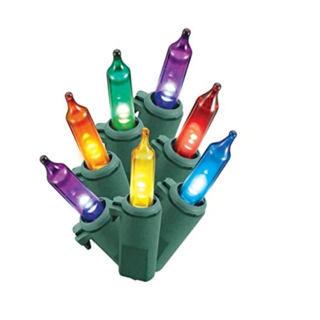 Philips LED 200 Bulbs Multi Mini Lights 6 Colors on Easy Storage Spool ...