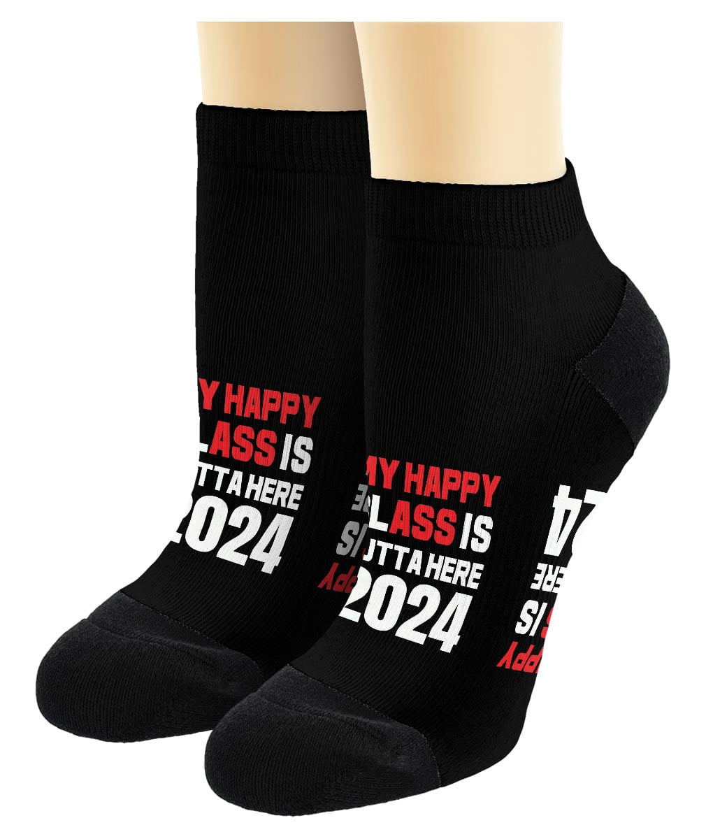 ThisWear 2024 Grad Gifts Class Of 2024 Socks Graduation Crew Socks Grad ...