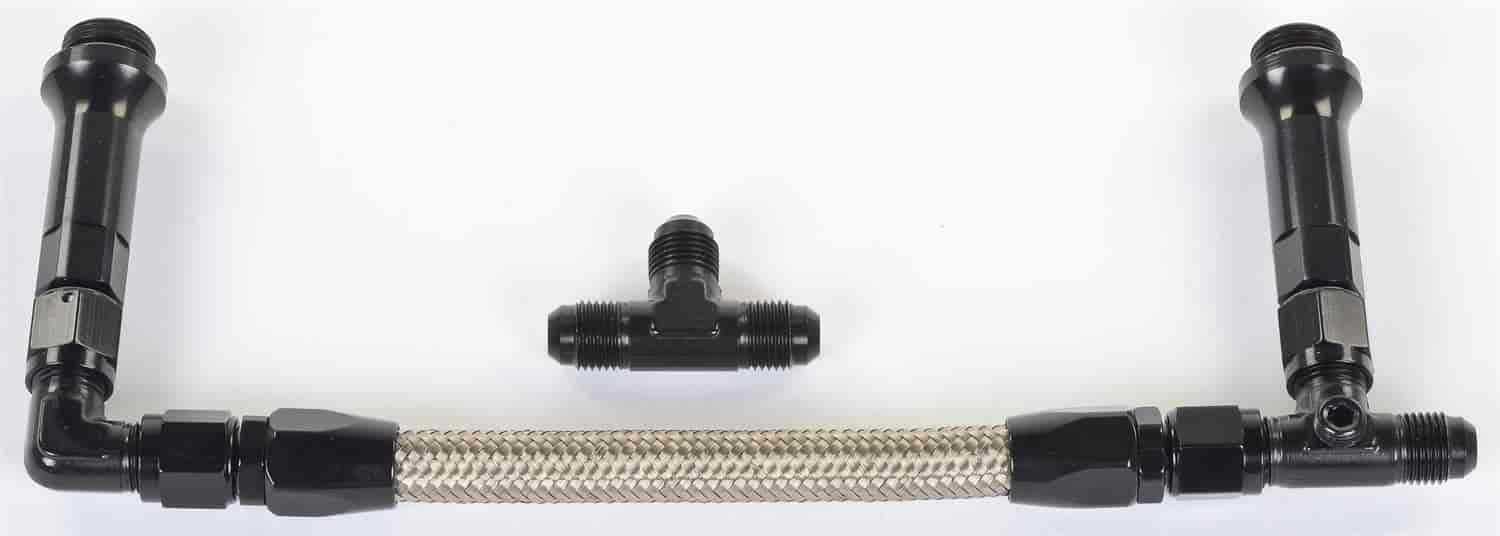 JEGS 110835 Dual Feed Fuel Line (Fuel Log) Kit for Holley Ultra HP ...